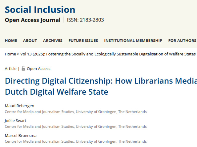 Open access publication in the spotlight - 'Directing Digital Citizienship: How Librarians ...